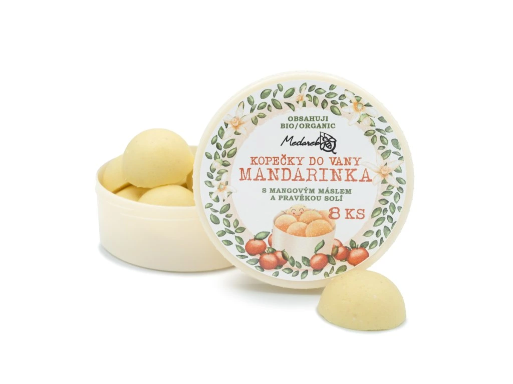 MEDAREK Kopečky do vany MANDARINKA | NetoxickaDomacnost.cz